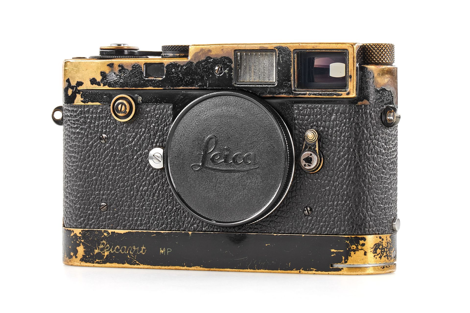 Leica M2 black paint Button Rewind with Leicavit MP black paint | A01614