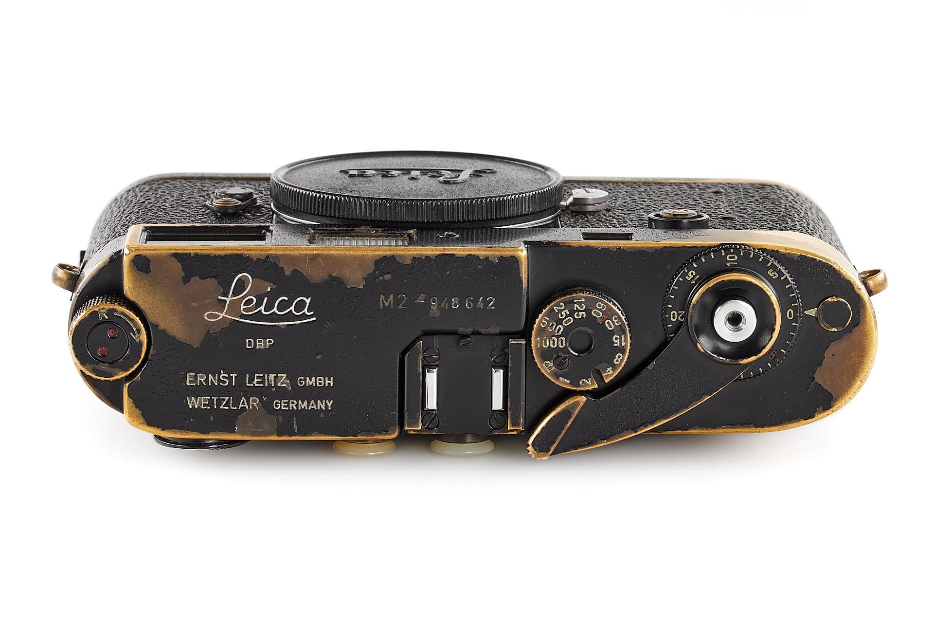 Leica M2 black paint Button Rewind * | AI_20220121_1128_40514