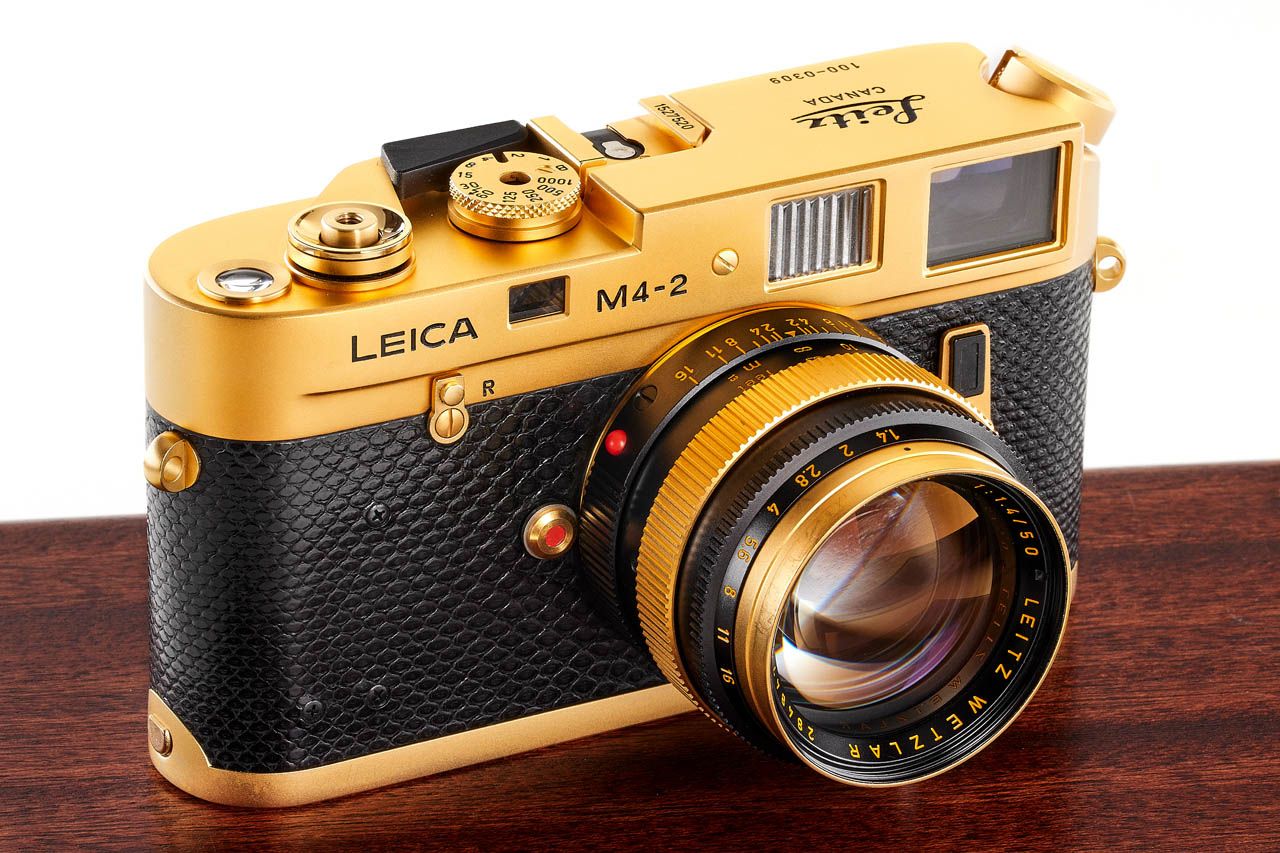 Leica M4-2 Gold 'Oskar Barnack' set * | A00261