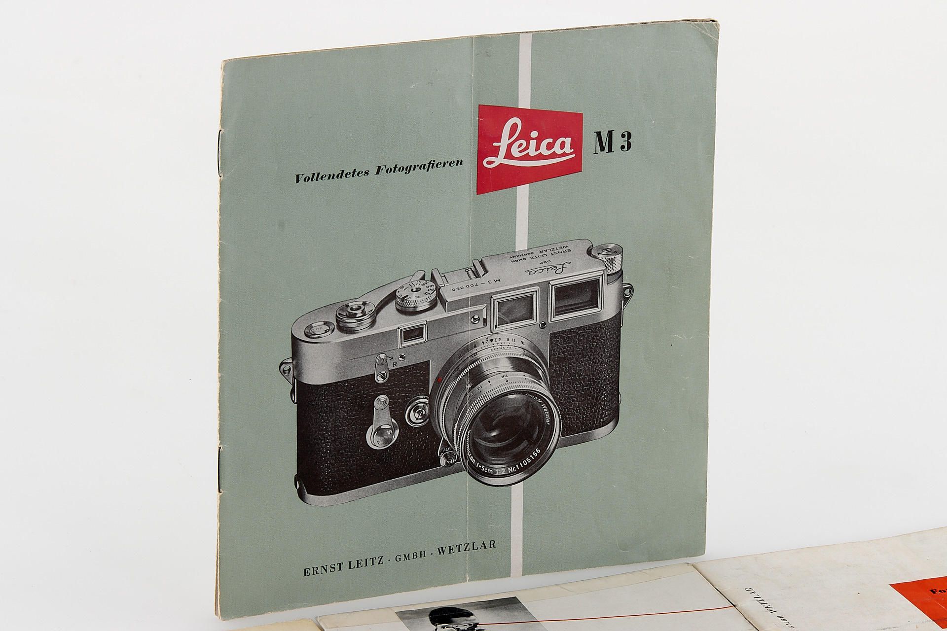 Leica M3 1954 Brochures and Instructions | AI_38_39160