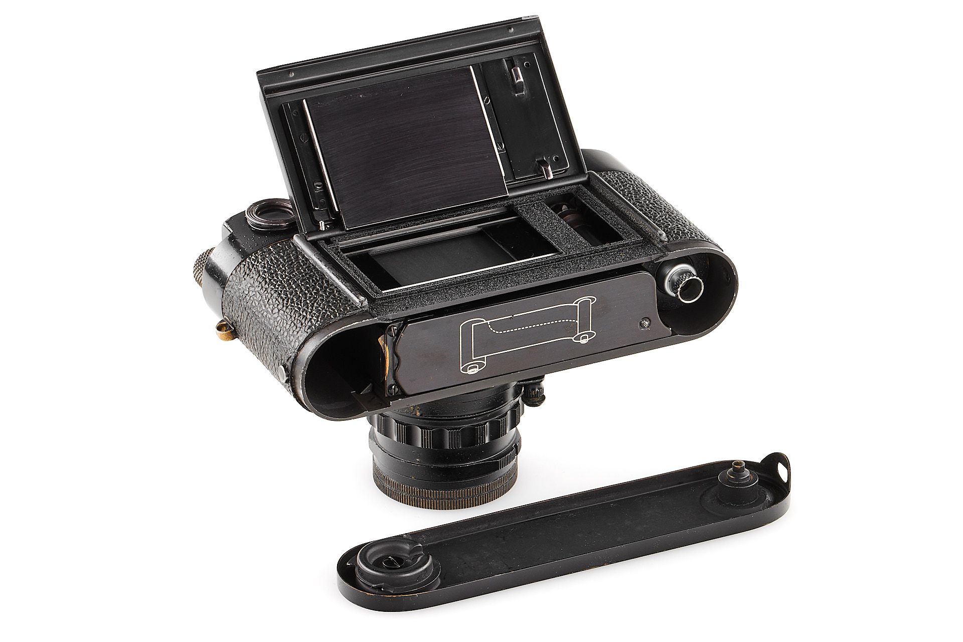 Leica M2 black paint button rewind set 'Ken Narula' * | A00248