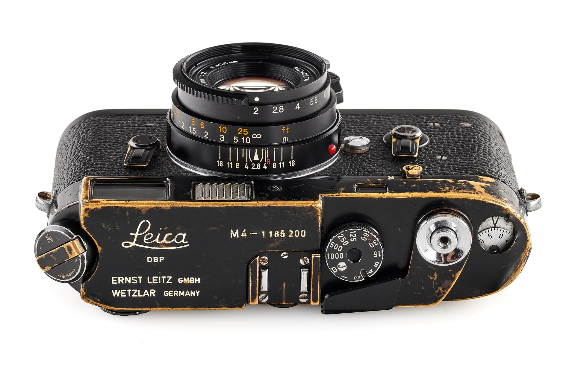 Leica M4 black paint 'Richard Young' * | A00926