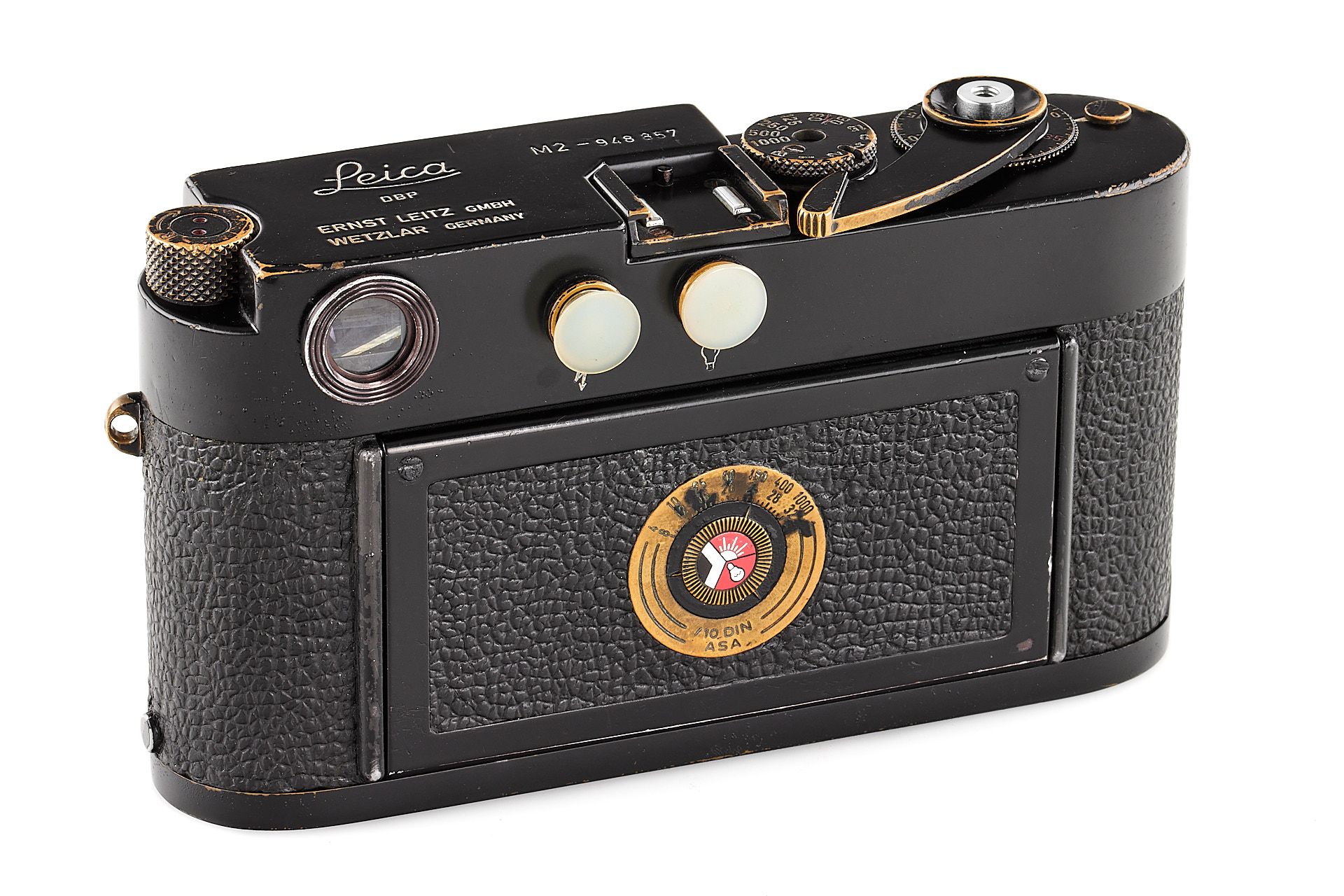 Leica M2 black paint button rewind set 'Ken Narula' * | A00248