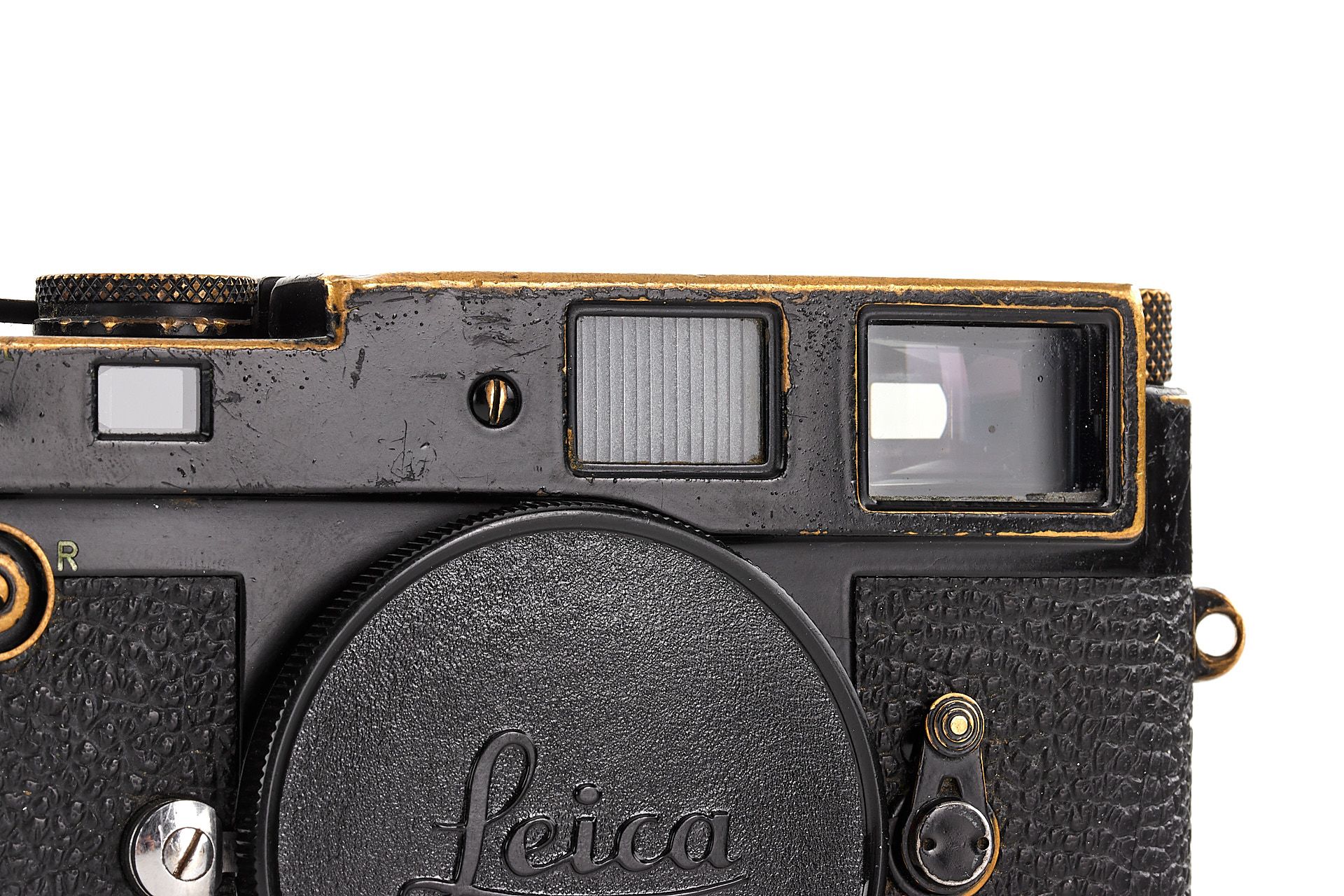 Leica M2 black paint Button Rewind * | A00781