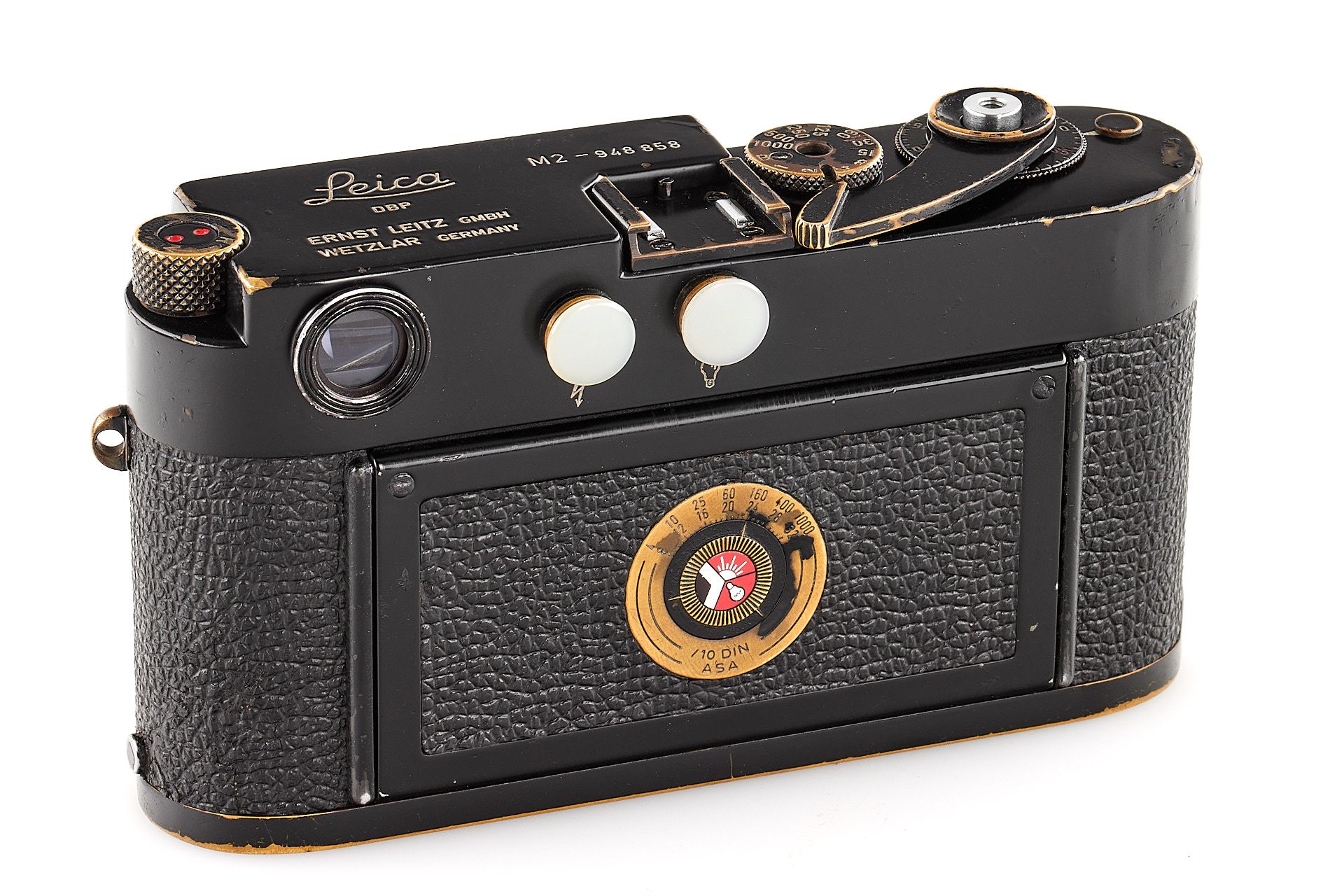 Leica M2 black paint button rewind set 'Ken Narula' * | A00248