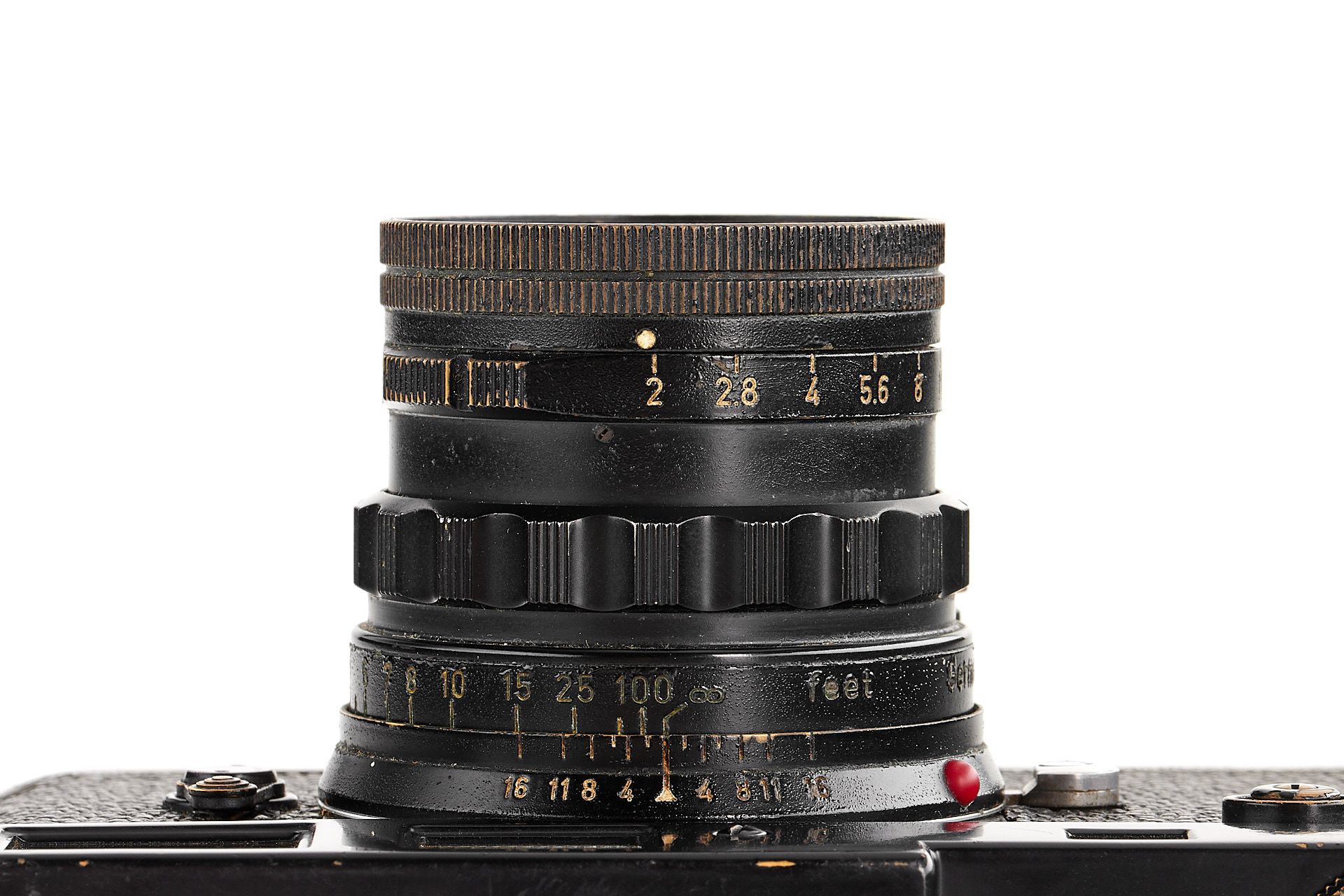 Leica M2 black paint button rewind set 'Ken Narula' * | A00248