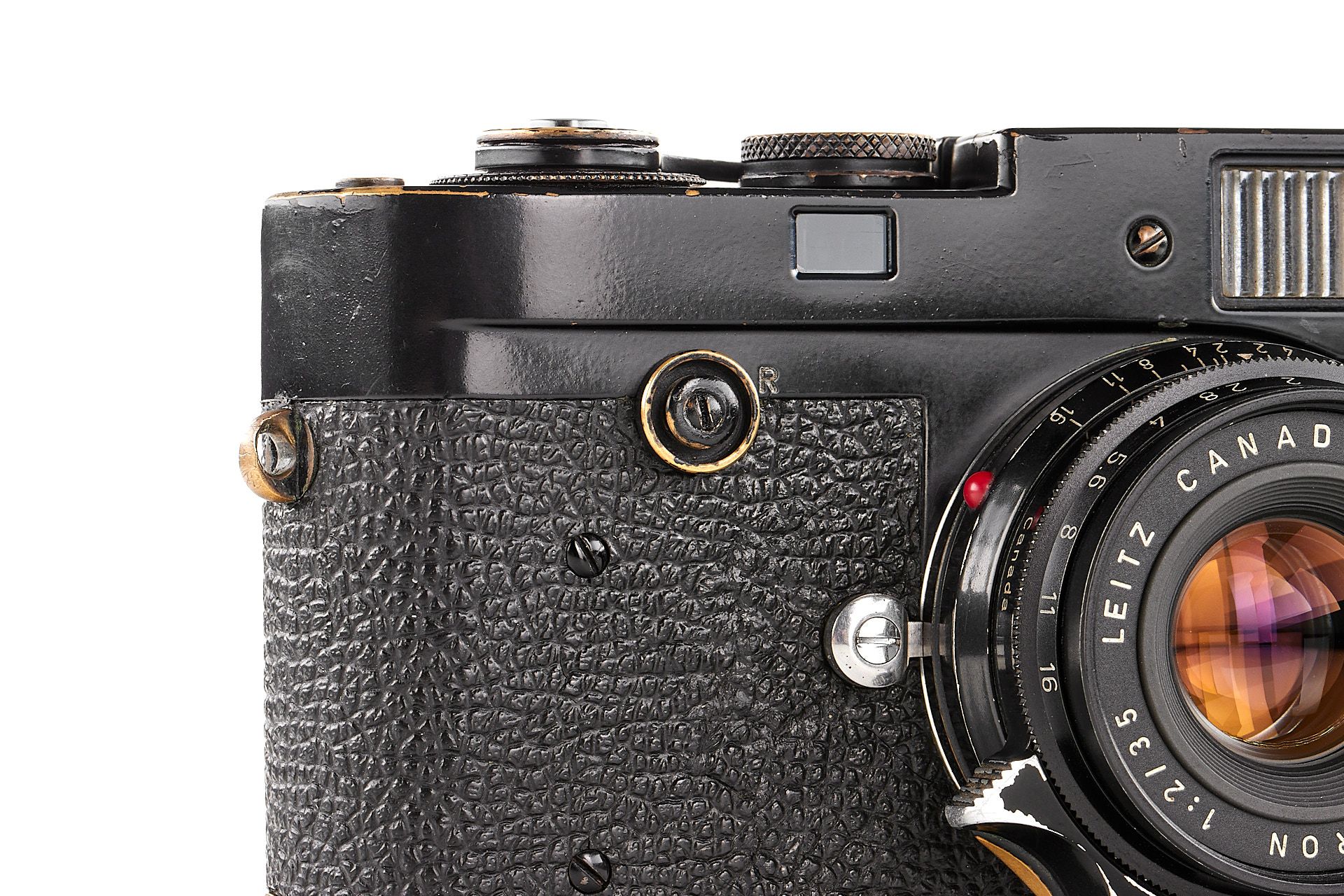 Leica M2 black paint button rewind set 'Ken Narula' * | A00248