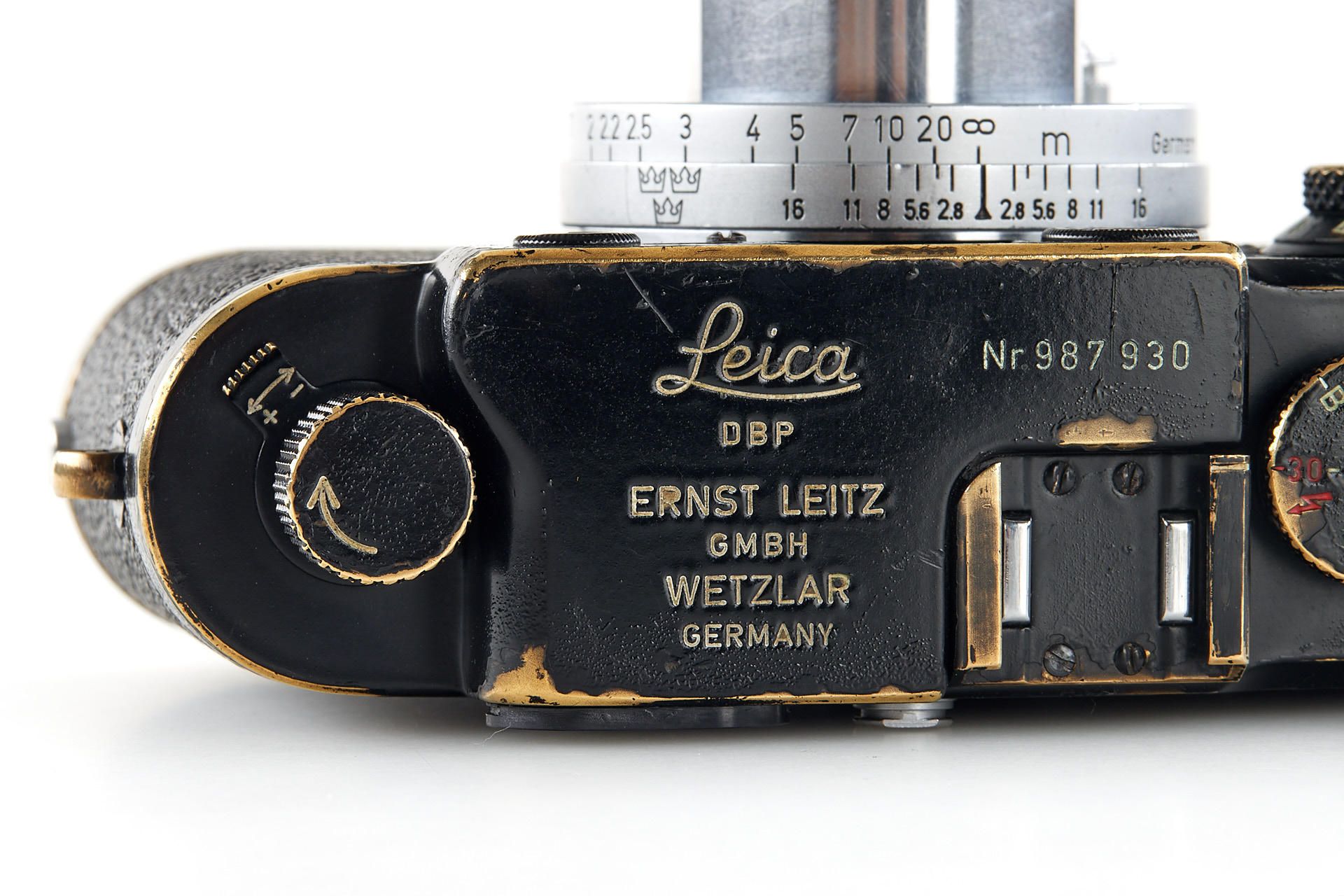 Leica IIIg black paint 'Swedish Army' | AI_37_38654