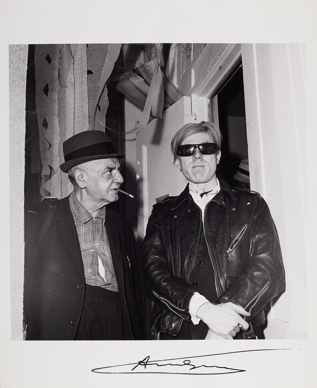 WEEGEE (1899–1968) Weegee and Andy Warhol, New York 1967 | AI_15_34345