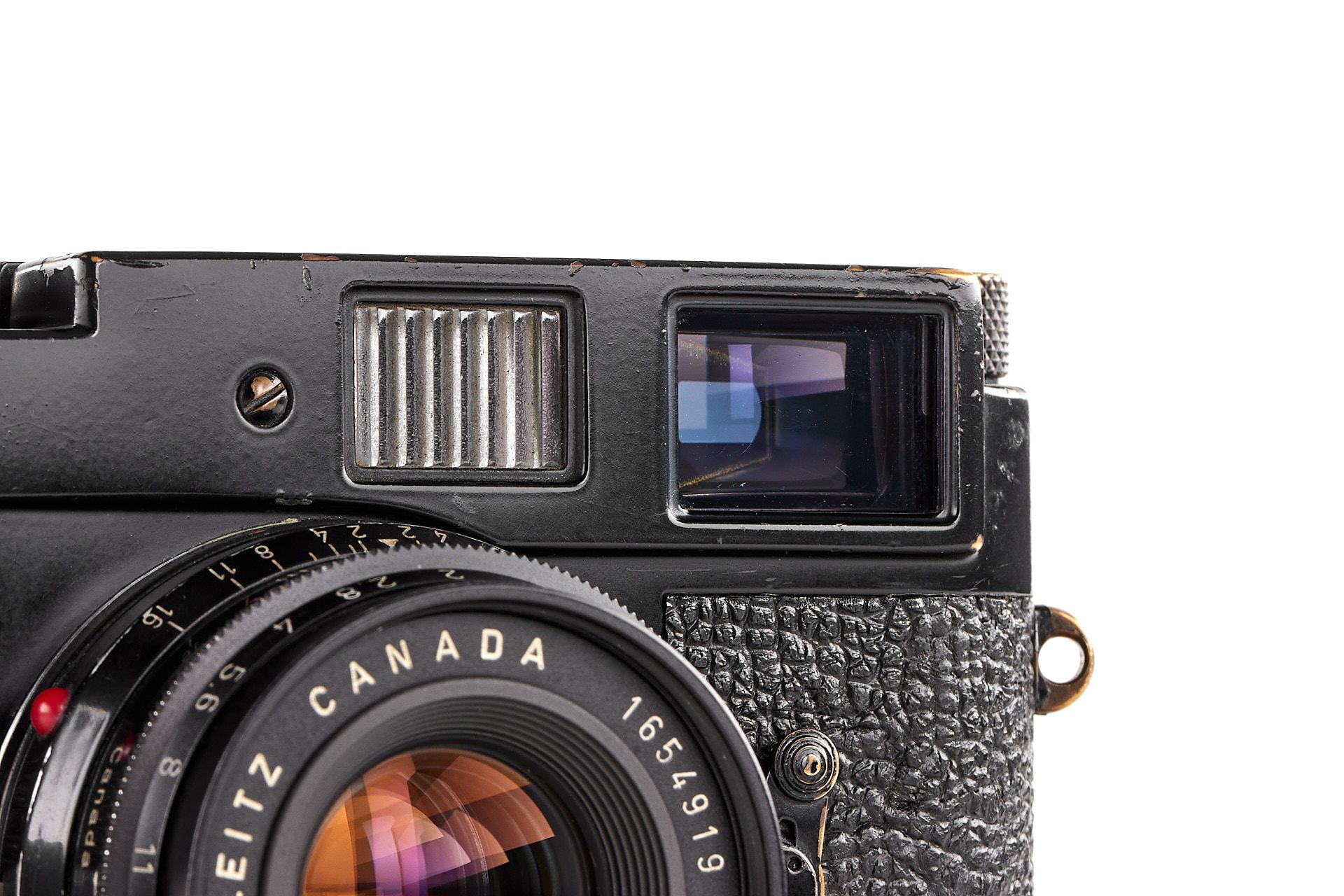 Leica M2 black paint button rewind set 'Ken Narula' * | A00248