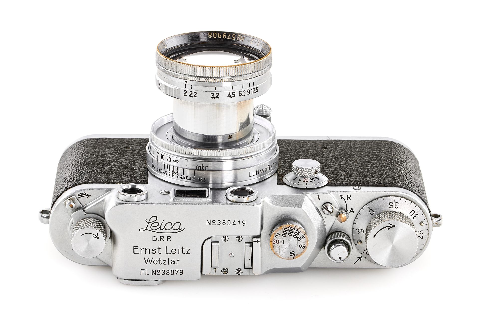 Leica IIIc chrome 'Luftwaffen-Eigentum' | A01206